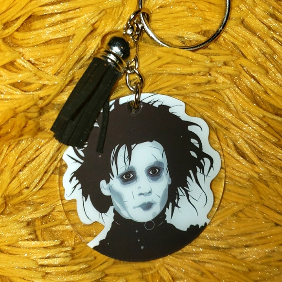 Handmade | Accessories | Edward Scissorhands Keychain Handmade | Poshmark